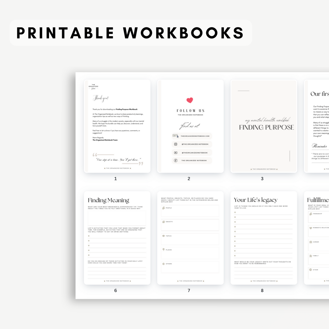 Workbooks – The Organized Notebook