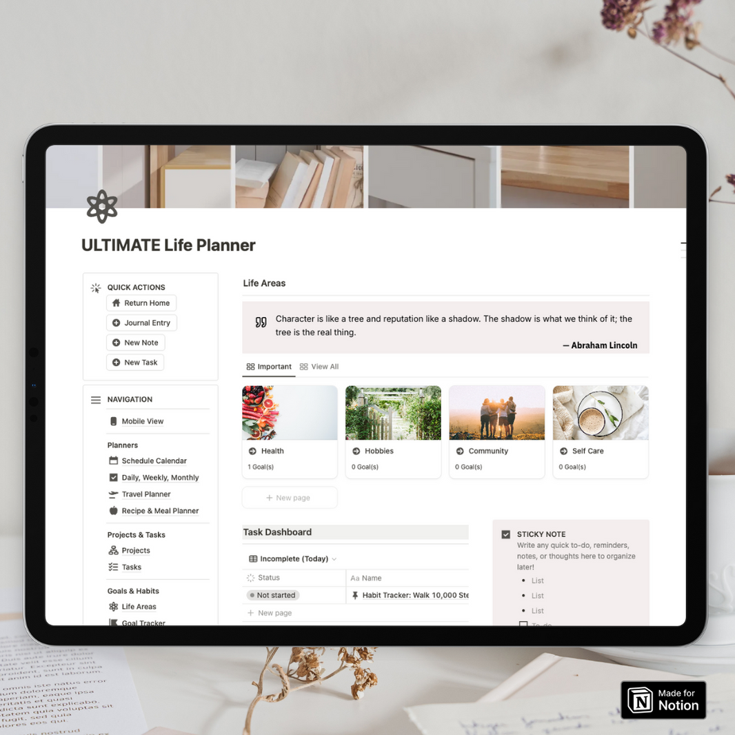 The Organized Notebook