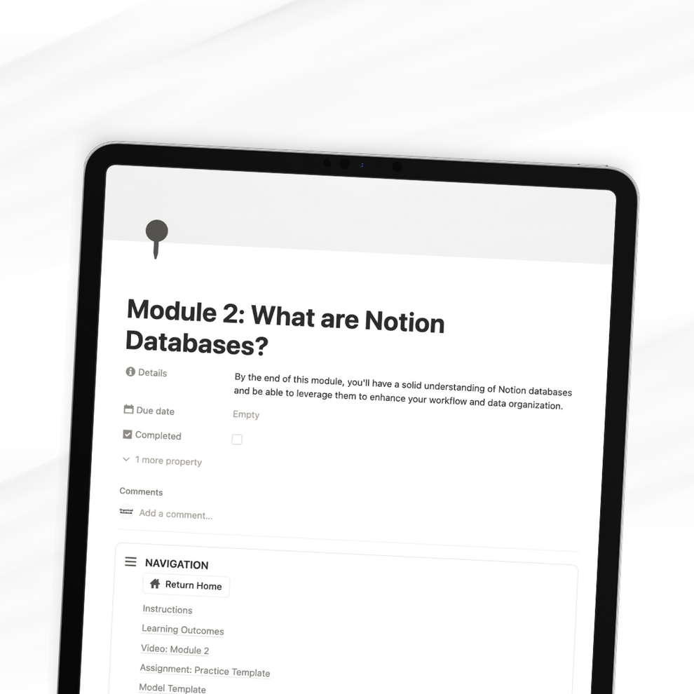 Notion Mastery Course: Learn by Building – The Organized Notebook