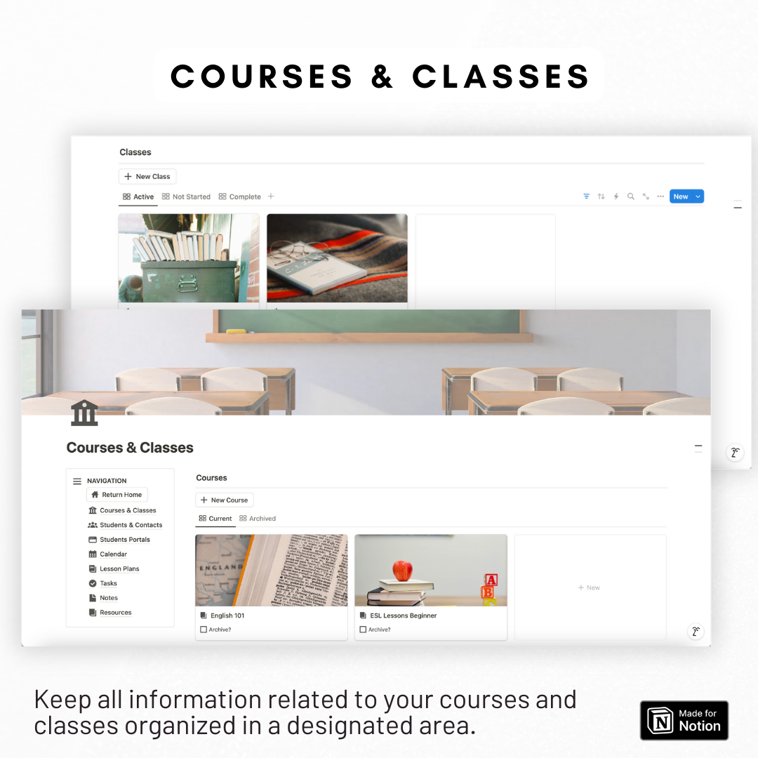 ULTIMATE Teaching Dashboard Notion Template - – The Organized Notebook
