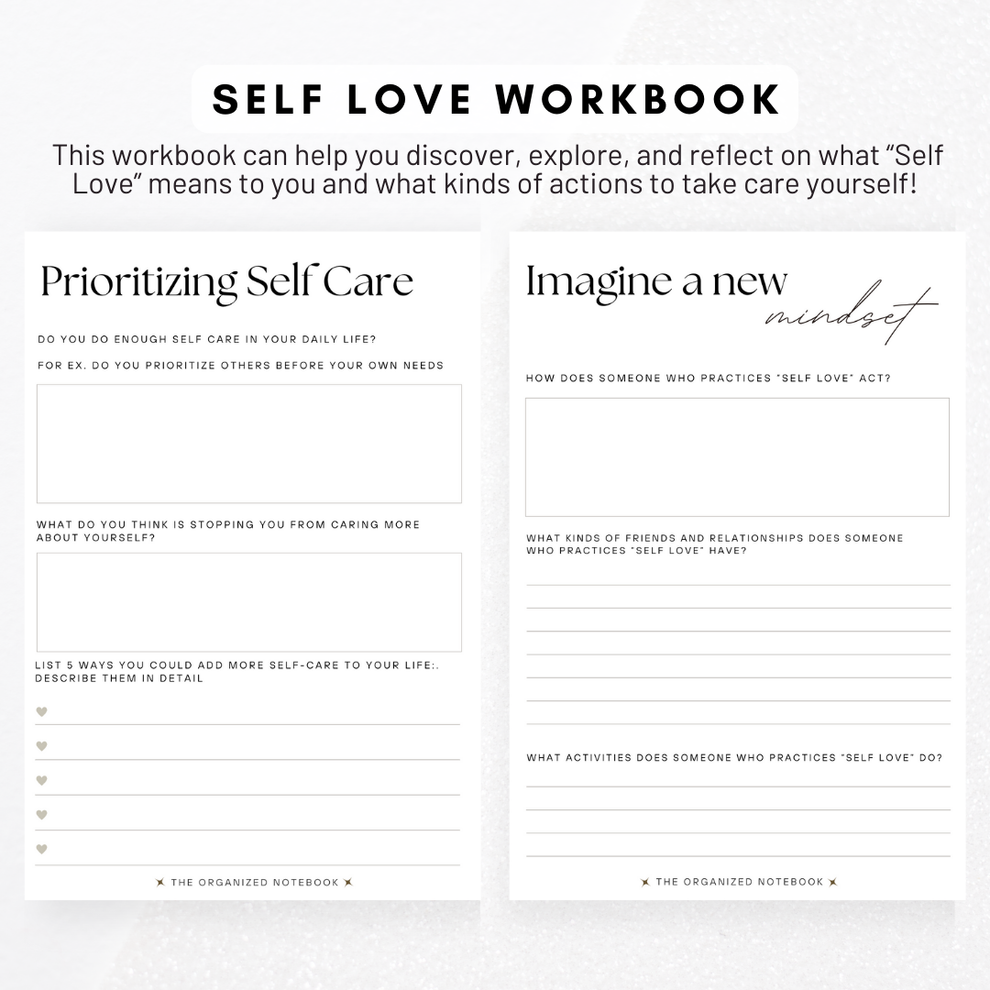 Mental Health Guided Workbooks - Digital Printable PDF | A4 & Letter s ...