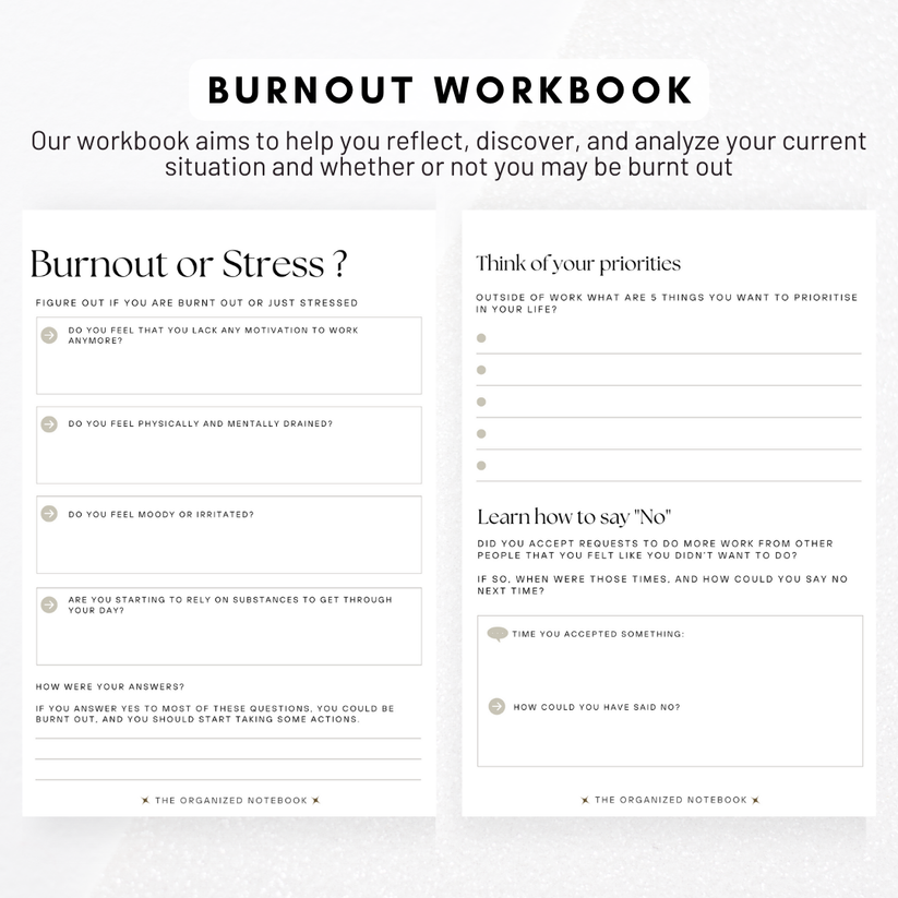 Mental Health Guided Workbooks - Digital Printable PDF | A4 & Letter s ...