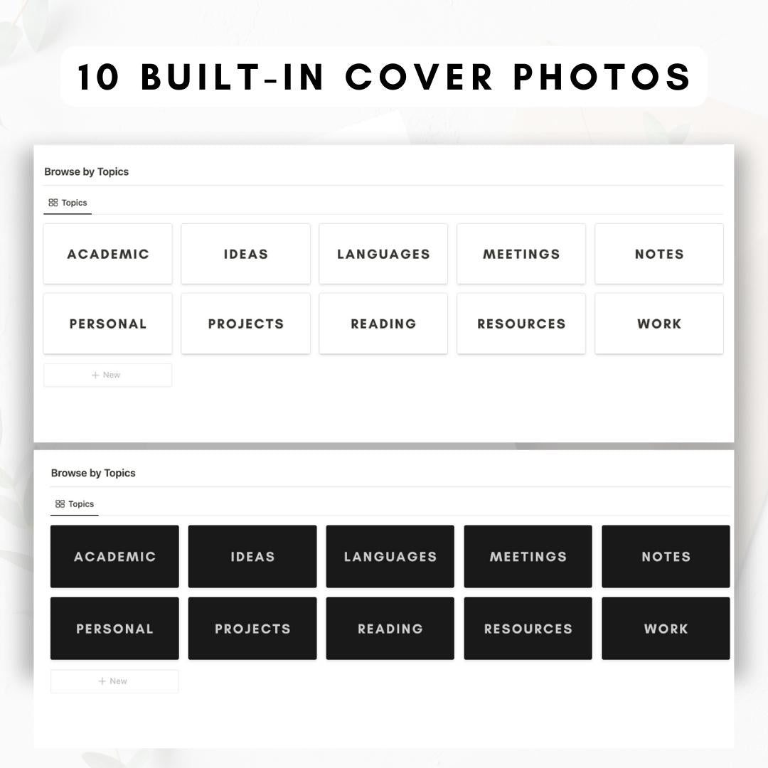 Note-Taking Notion Template Bundle – The Organized Notebook
