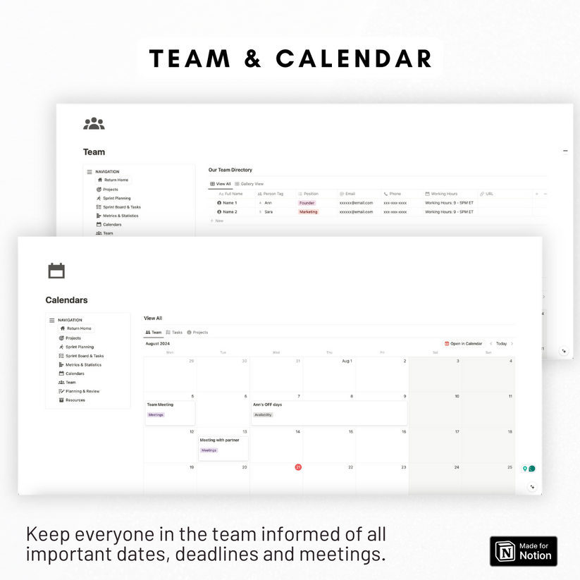 ULTIMATE Project & Task Manager Notion Template – The Organized Notebook