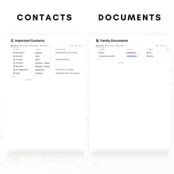 Family Planner & Organizer Notion Template – The Organized Notebook