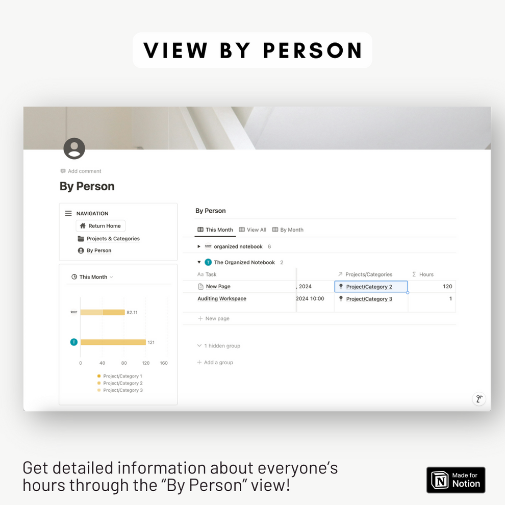 Timesheet Notion Template – The Organized Notebook