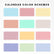 Google Calendar Color Schemes & Palette (with HEX Codes) – The ...